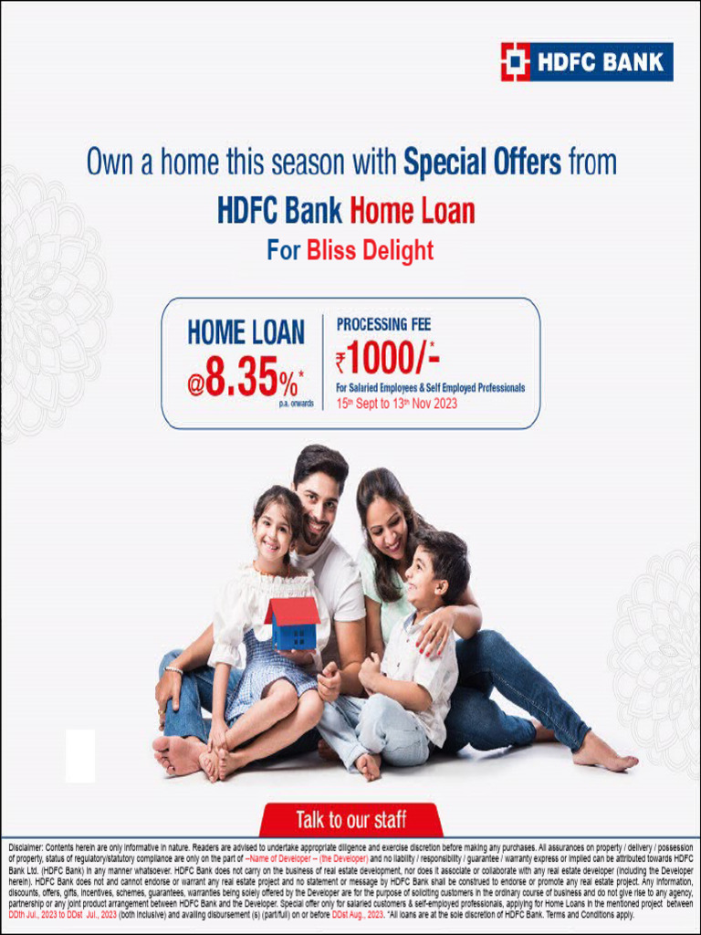 HDFC Whatsapp Tile - Aarambh - For BlissDelight | PDF