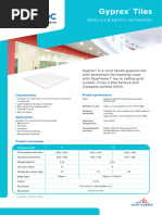 Gyproc FireLine 12.5mm Product Data Sheet | PDF | Drywall | Building ...