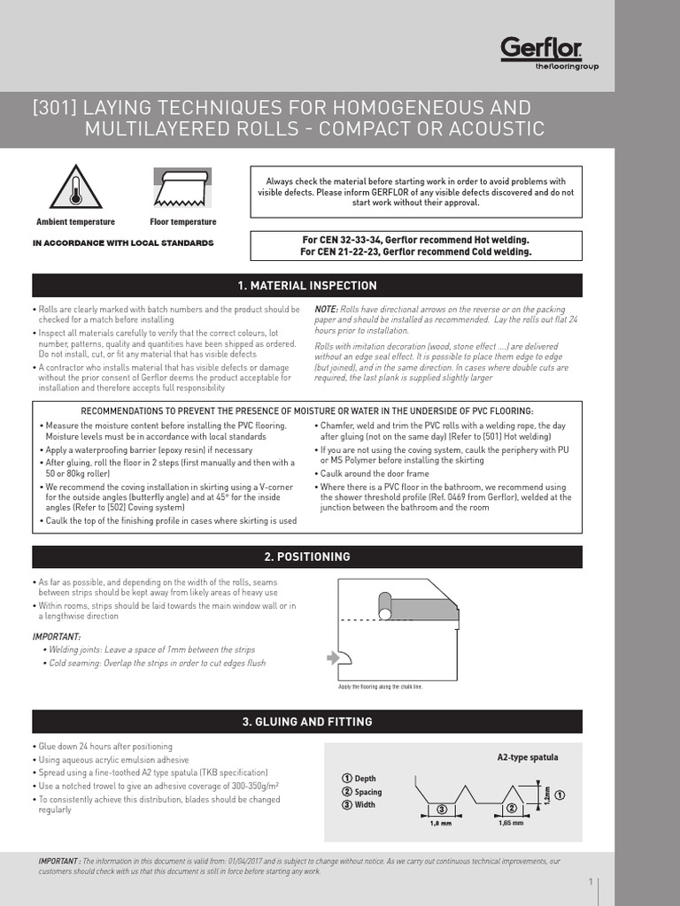 301 Installation Guidelines Homogenous Et Compact Multilayered Rolls ...