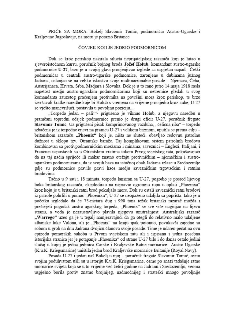 Slavomir Tomic 19.jul | PDF