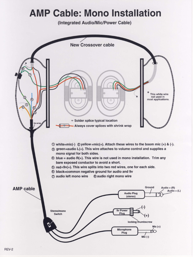 Amp Cable Installation Diagrams. | PDF | Components | Electromagnetism