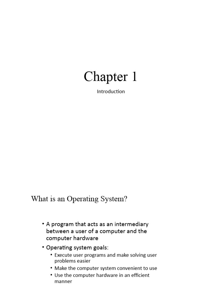 Slides 1 | PDF | Operating System | Byte