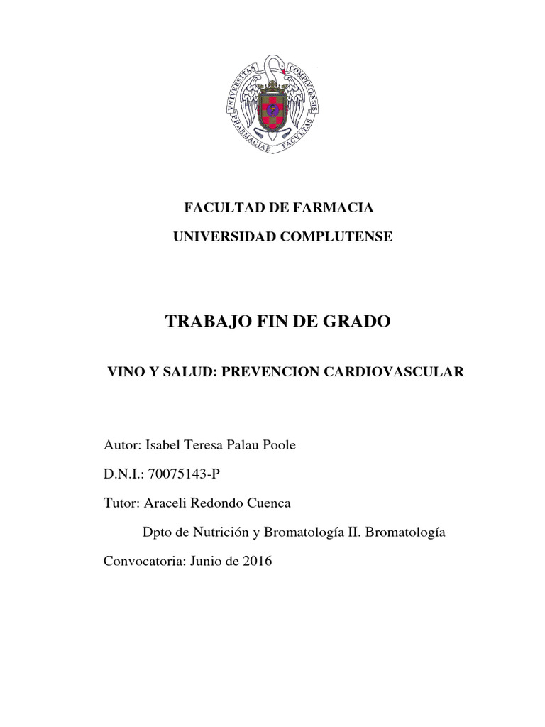 Isabel Teresa Palau Poole | PDF | Aterosclerosis | Colesterol