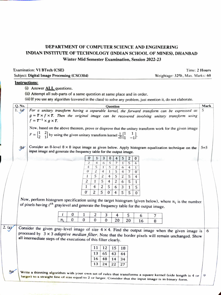 DIP W2022 23 Midsem | PDF