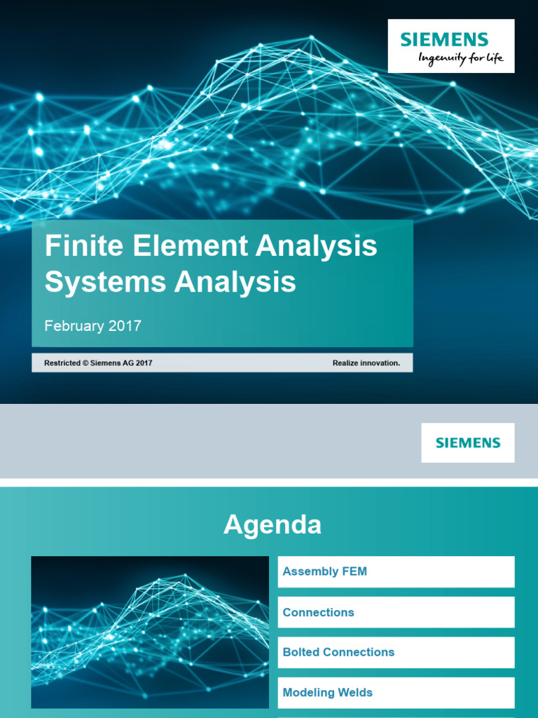 Finite Element Analysis Systems Analysis Nx Pdf Finite Element Method Product Lifecycle