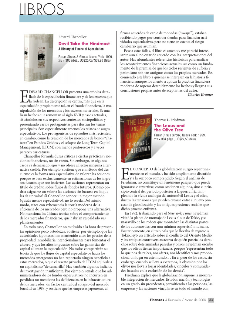 Libros de Thomas Friedman | PDF | Fondo Monetario Internacional | Banco Grameen