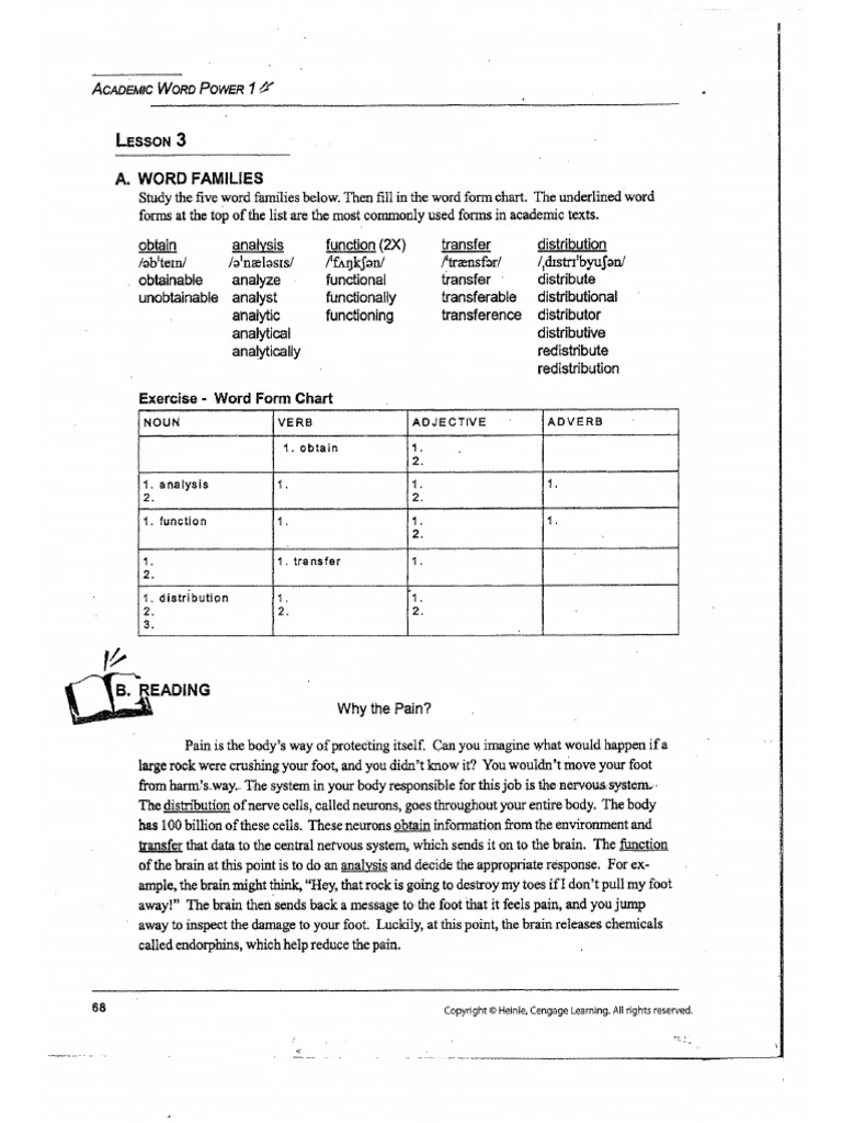 AWP 1 Unit 5 (Lessons 3-4) | PDF