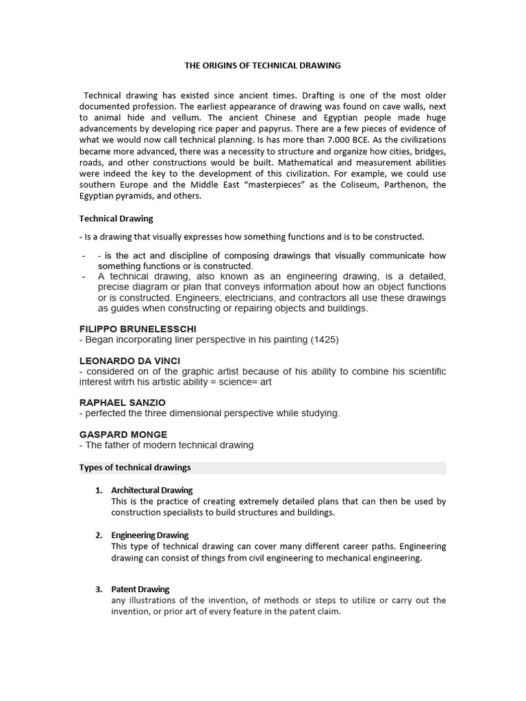 Technical Drawing | PDF | Technical Drawing | Drawing