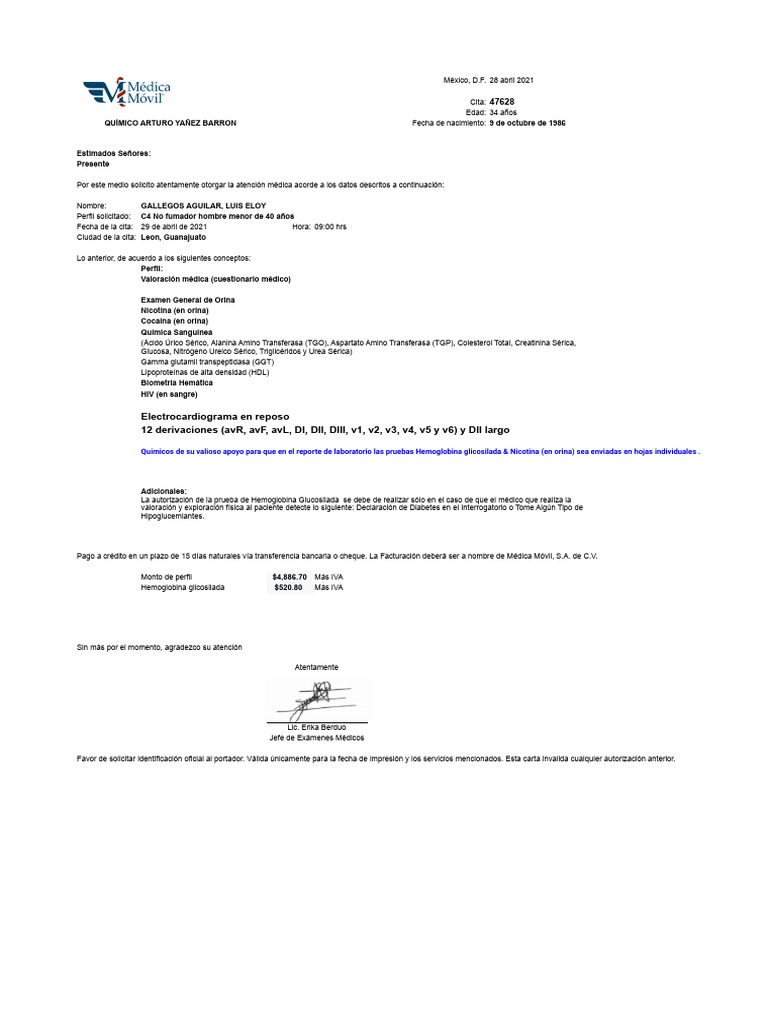 Carta 47628 | PDF