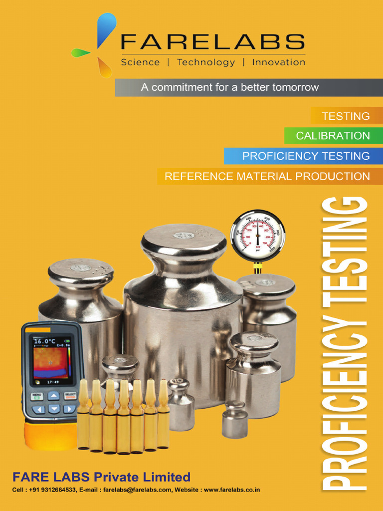 Proficiency Testing Brochure | PDF