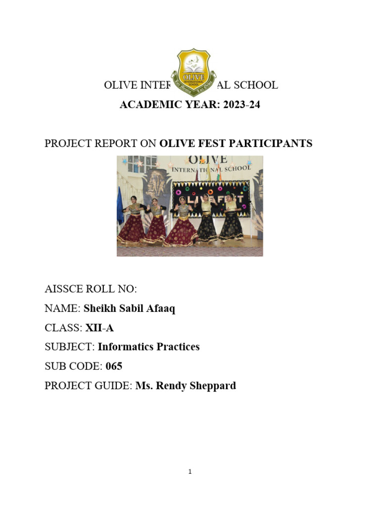 Final IP Project Sabil 1 | PDF
