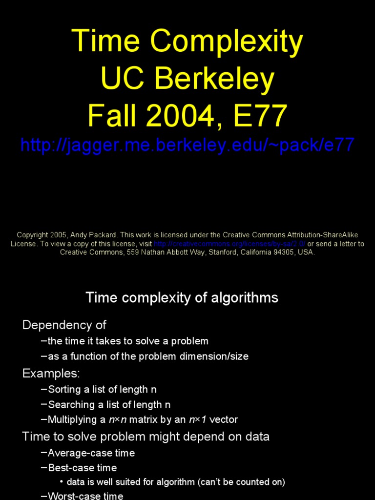 Time Complexity Pdf Algorithms Cognitive Science