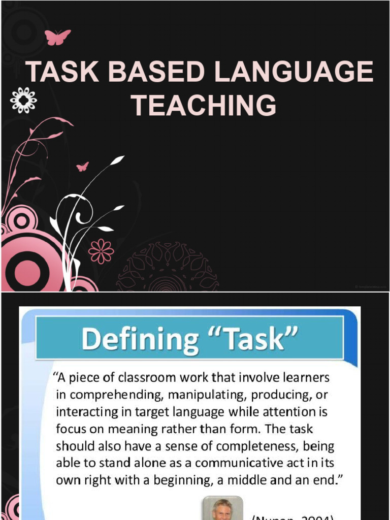 Task Based Language Teaching | PDF | Language Education | Learning