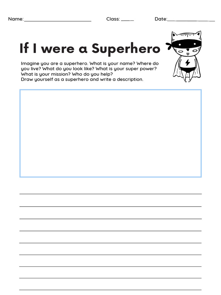 If I Were A Superhero, Oral Presentation | PDF | Career & Growth | Self ...