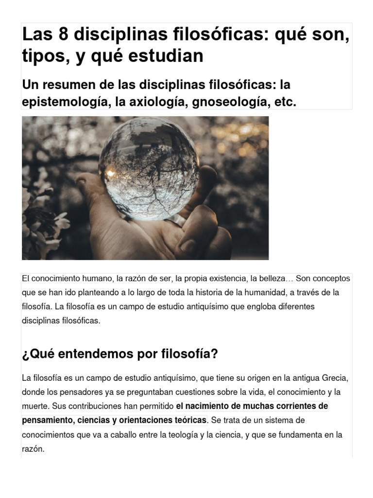 D Filo | PDF | Estética | Conocimiento