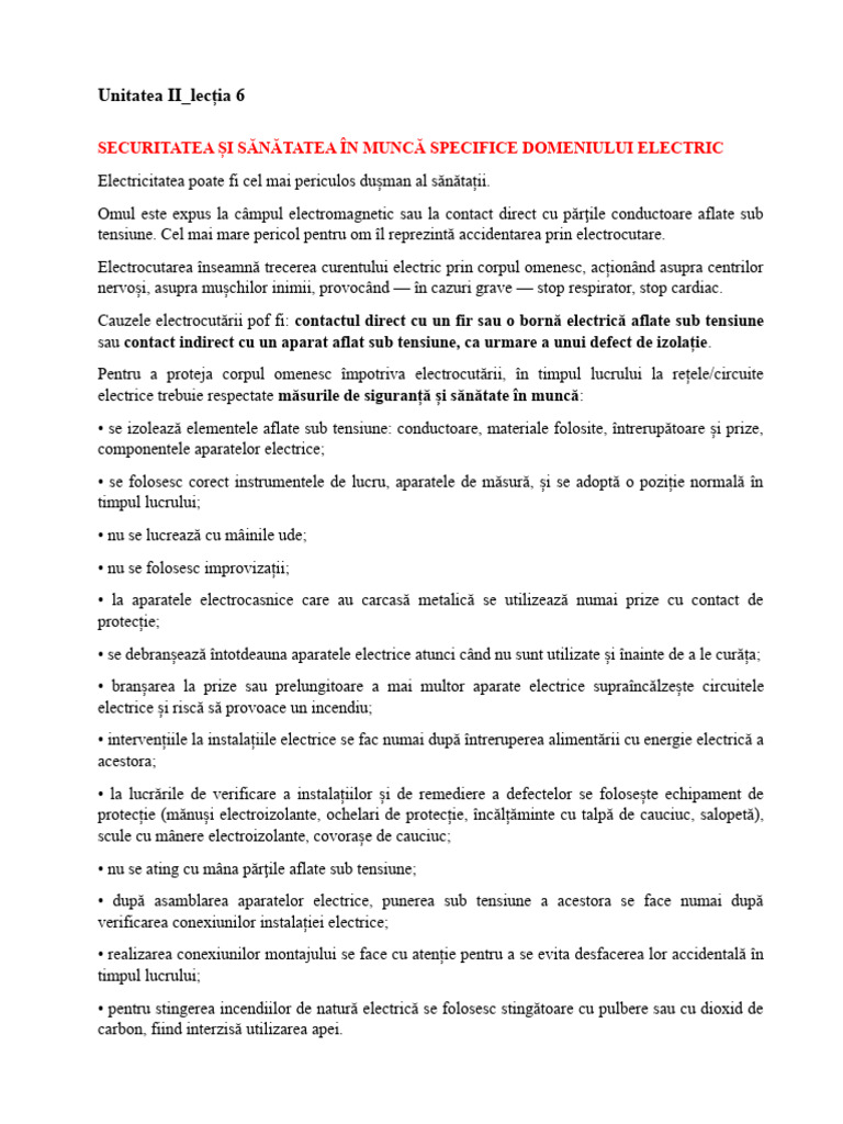 Modulul 2 - Lectia nr.6 | PDF