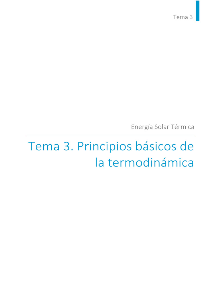 Tema03 EST | PDF | Calor | Termodinámica