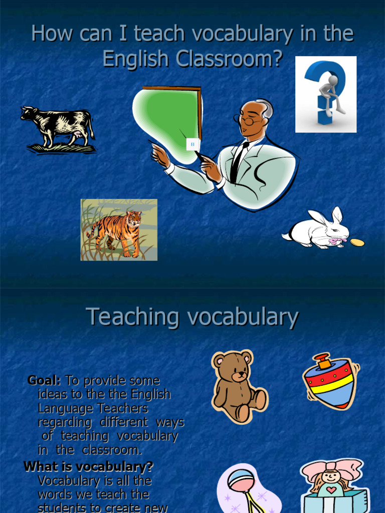Teaching Vocabulary | PDF