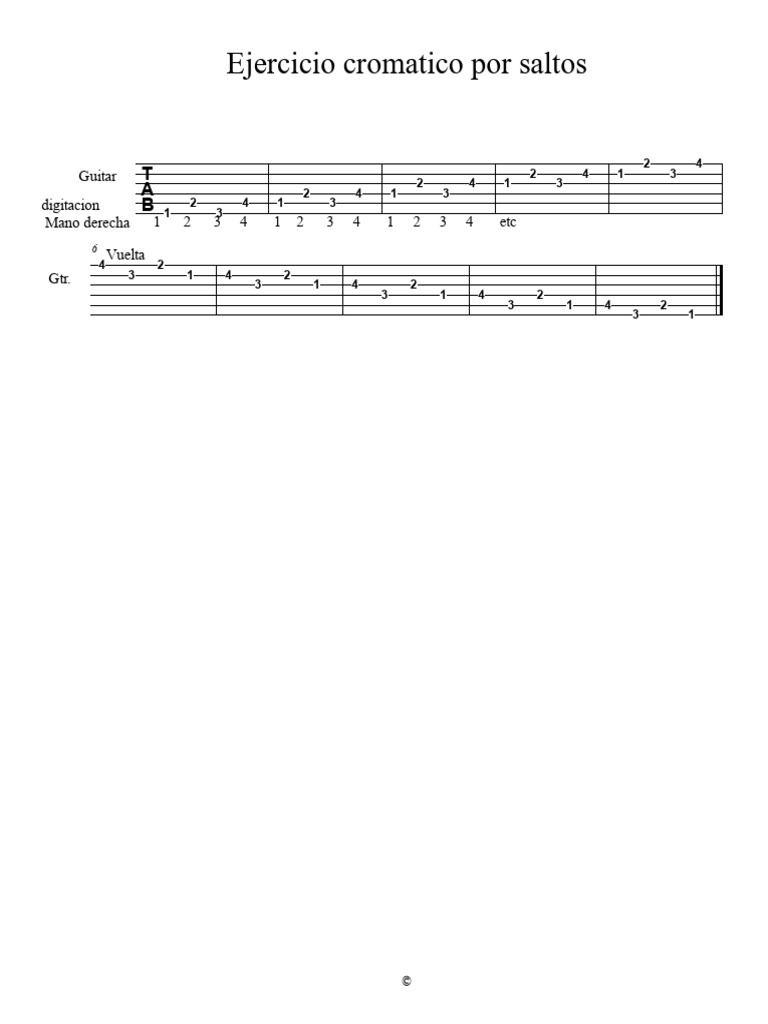 4 - Ejercicio Cromatico Por Saltos | PDF