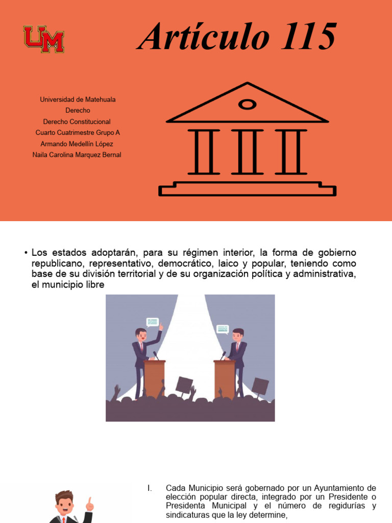 Artículo 115 | PDF | Gobierno local | Gobierno