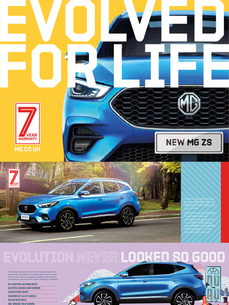 MG ZS Brochure Jan 2021 | PDF
