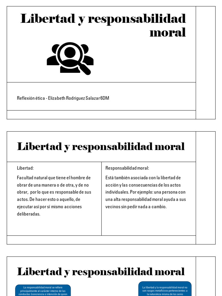 Libertad y Responsabilidad Moral | PDF | Libertad | Moralidad