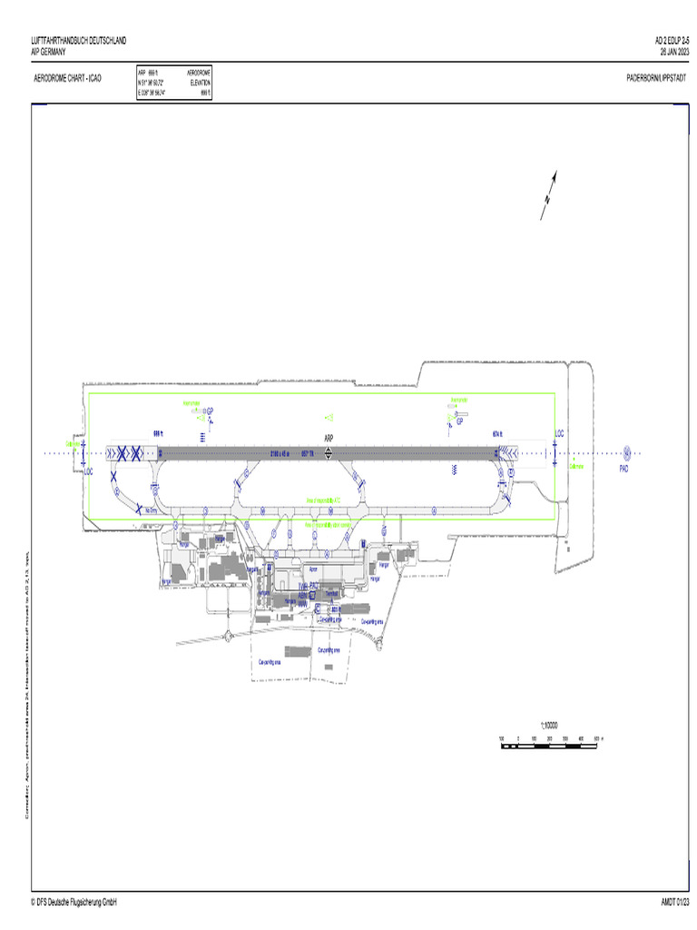 AD 2 EDLP 2-5 Aerodrome Chart - ICAO | PDF