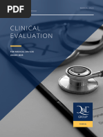 Clinical Evaluation Under The MDR - by Bsi | PDF | Health Care | Medicine