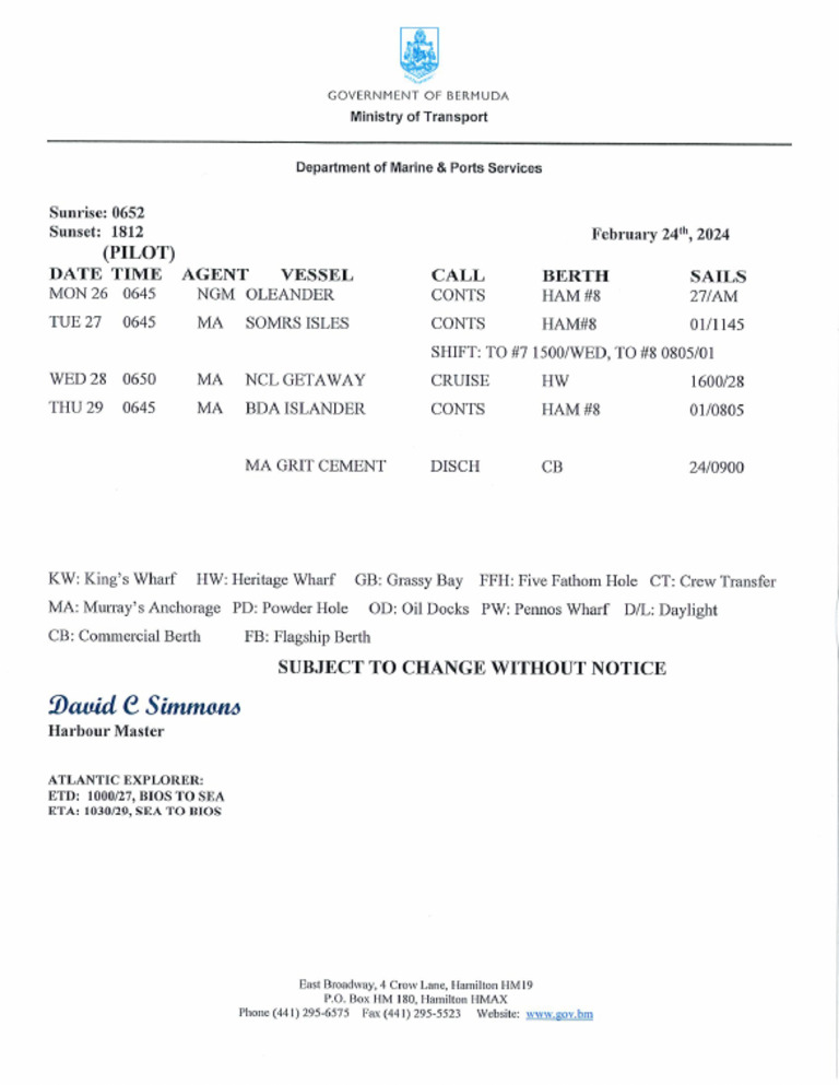 Weekly Shipping February 24 2024 | PDF
