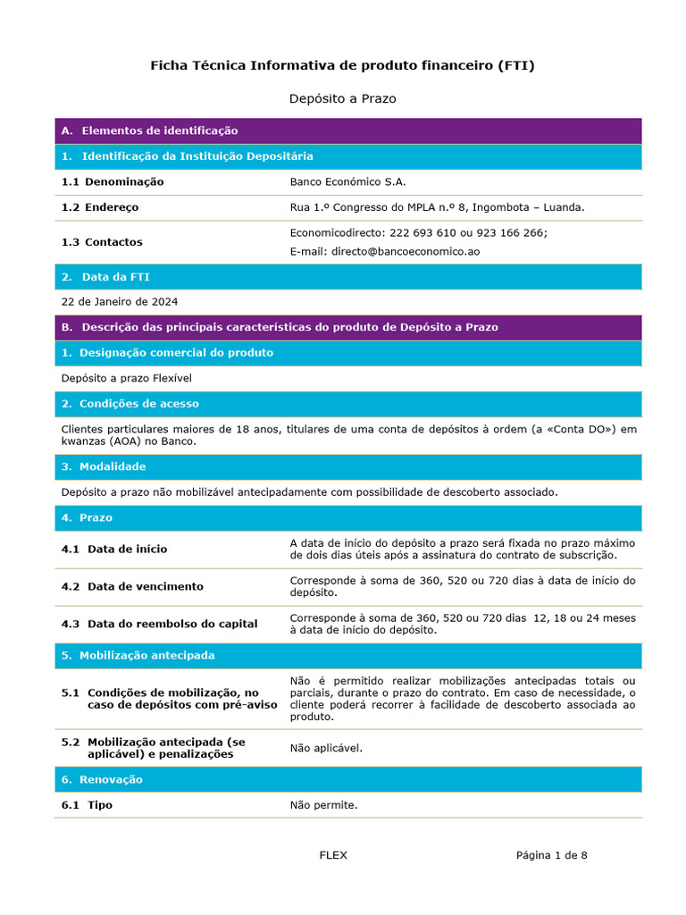Fti DP Fexivel | PDF | Juros | Imposto sobre Valor Agregado (IVA)