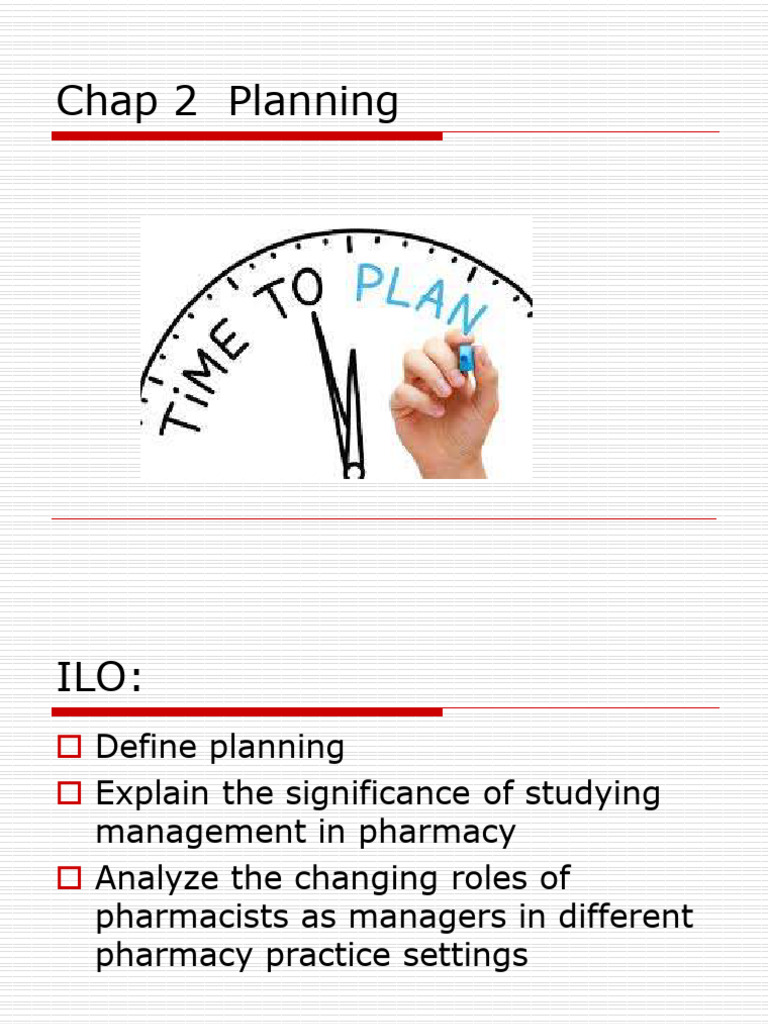 Pharmacy Management Planning Guide | PDF | Business
