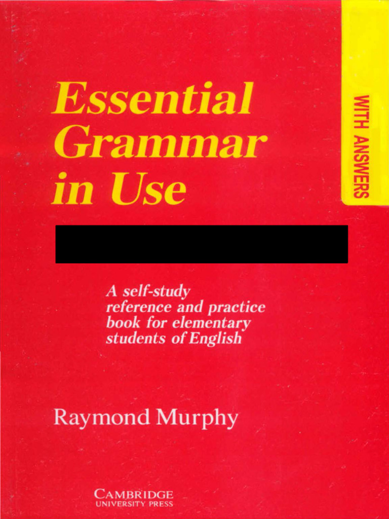 Essential Grammar in Use - A Self-Study Reference and Practice Book For ...
