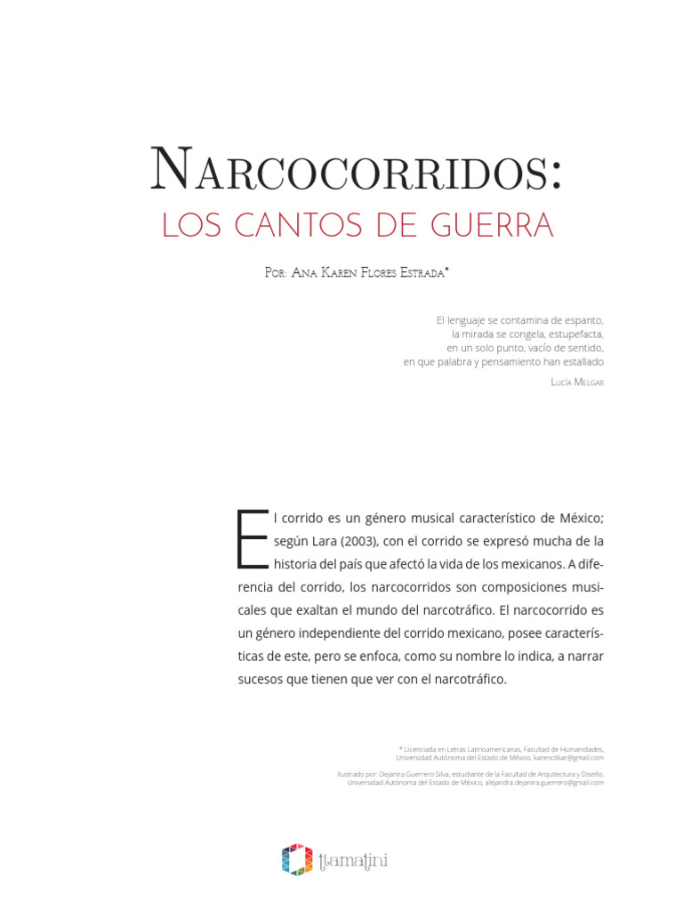 Narcocorridos | PDF | Corrido | México