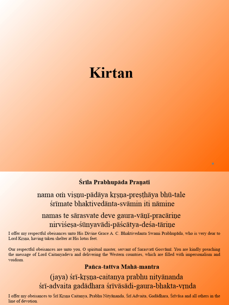 Kirtan and Prayers | Download Free PDF | Krishna | Hinduism