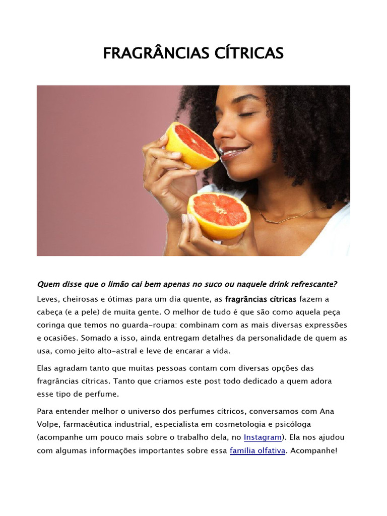 Perfumista de Farmcia Apostila04 | PDF