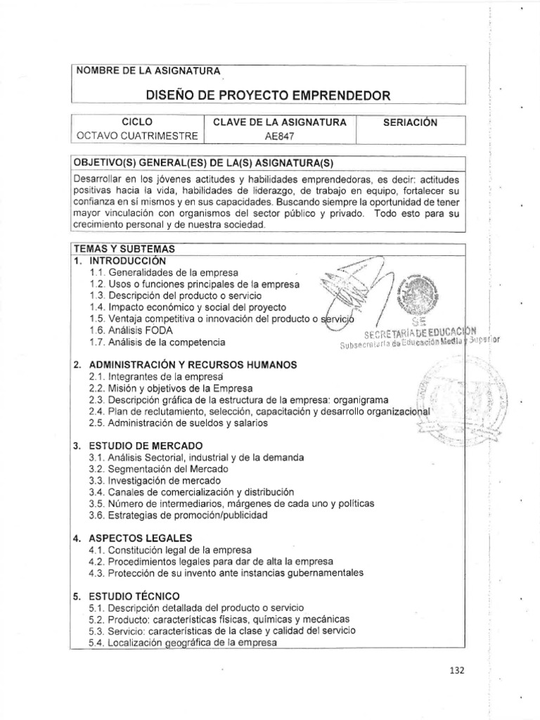 Programa Emprendedor AE | PDF