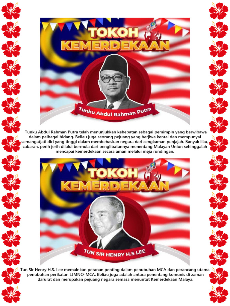 Tokoh Merdeka | PDF