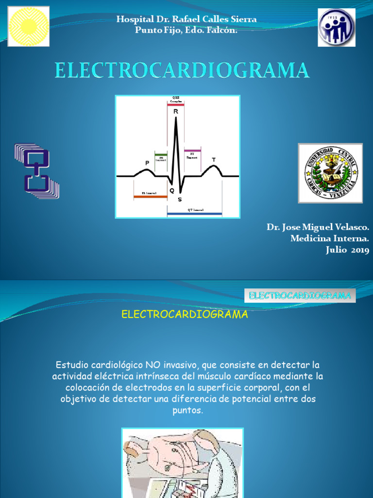 Ekg Presentacion | PDF | Electrocardiografia | Especialidades Medicas