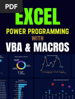Excelytics - Macros Material | PDF | Microsoft Excel | Subroutine