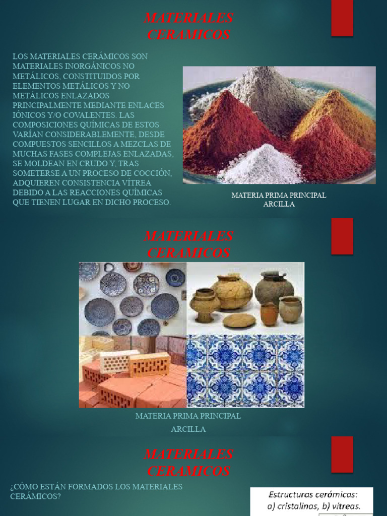 Materiales Cerámicos y sus Propiedades | PDF