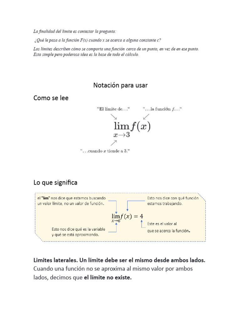 La Finalidad Del Limite - Introduccion | PDF