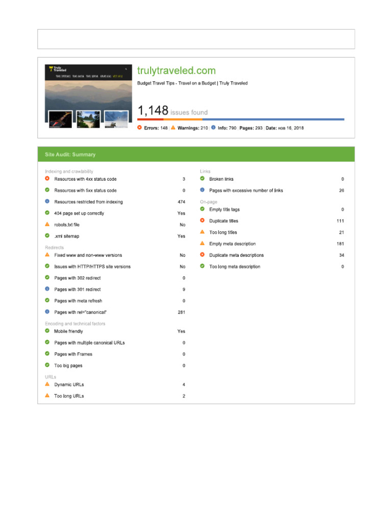 TT Report Pre Promena | PDF
