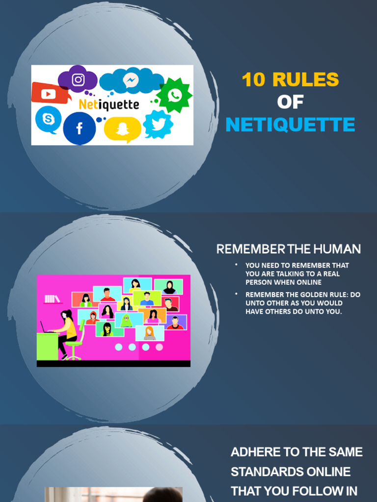 10 Rules Of Netiquette Pdf