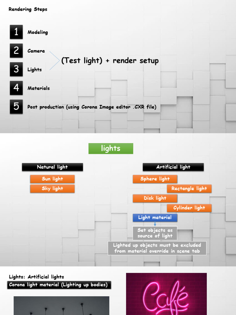 Corona Lecture3 | PDF | Texture Mapping | Rendering (Computer Graphics)
