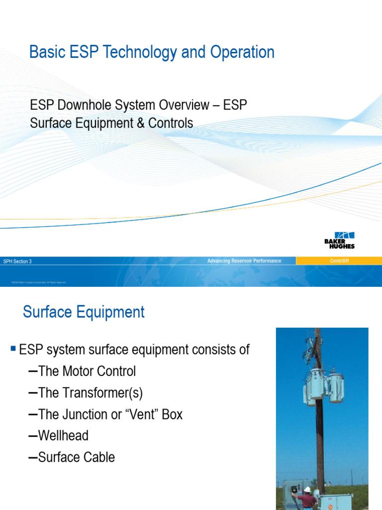 05 - ESP Tech Ops - Surface Equip | PDF | Transformer | Electrical ...