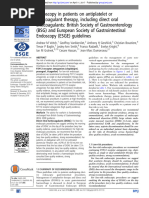 BSIR Guidelines for Anticoagulation Management | PDF | Medicine | Drugs