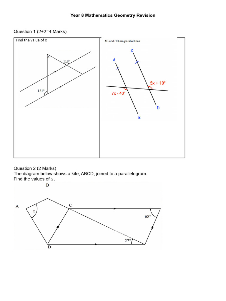 Geometry Revision | PDF