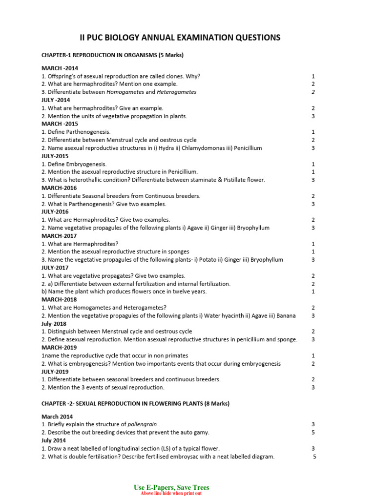 Bio Pyqs | PDF | Dna | Dominance (Genetics)