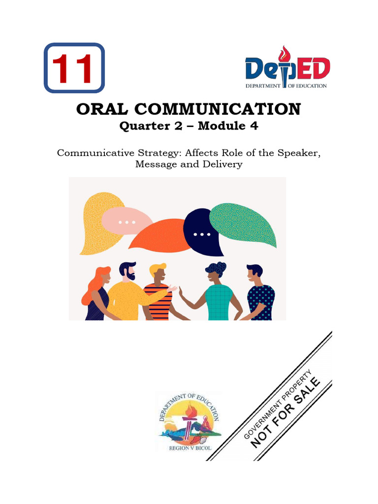 Oral Communication Module4 Q2x | PDF | Linguistics | Word