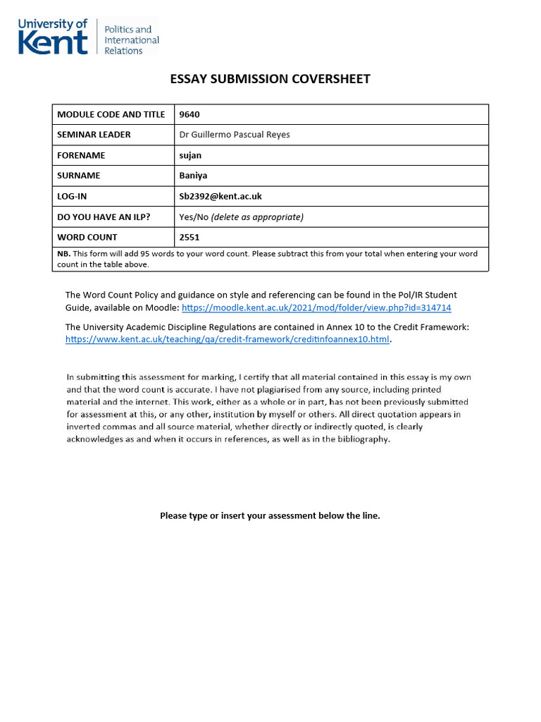 2nd Assignment 9640 | PDF